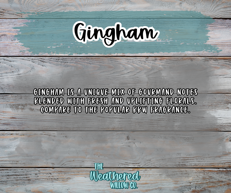 Gingham - 16oz Scented Aroma Beads – The Weathered Willow Co