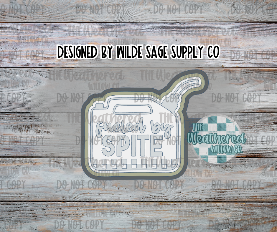 Fueled by spite - Silicone Freshie Mold – The Weathered Willow Co